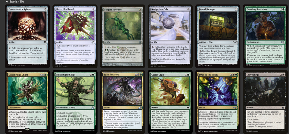 The Swarmweaver MTG EDH Commander Deck, Tribal Insect & Spiders! | eBay