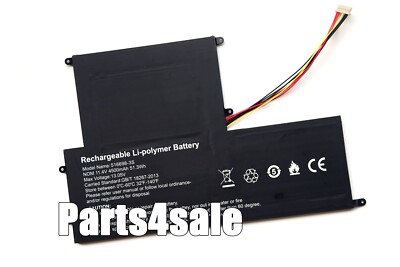 Genuine 516698-3S UTL-516698-3S Battery for EVC156-1BK EVC156-2BK ...