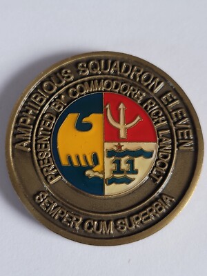 USN US Navy Amphibious Squadron Eleven Challenge Coin | eBay