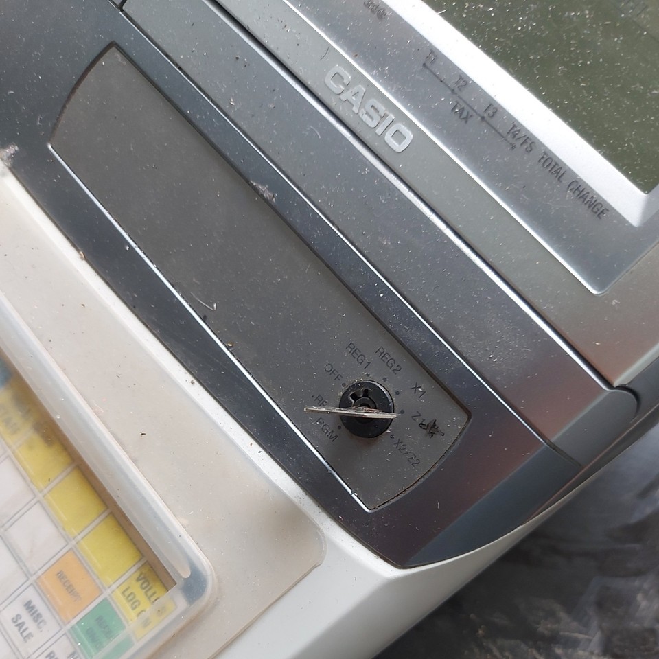 Casio TE-4500F Digital Till Metal Base Cash Register with cash draw ...
