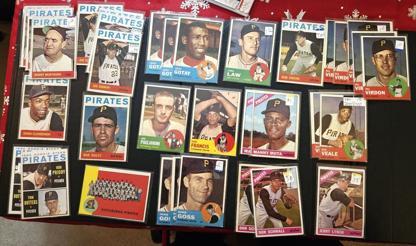1963/64/65/66 Topps Baseball Lot of 53 Pirates cards bt3-366 | eBay