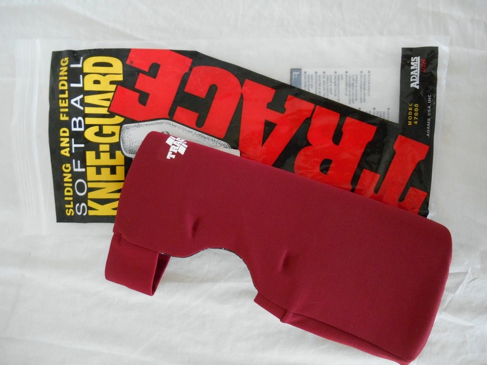 2 NEW Long Softball Sliding Pads (Trace) White, Dark Green and Maroon ...