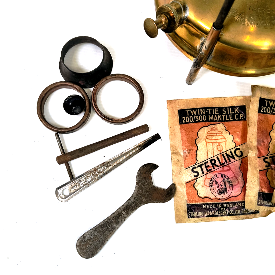 Vintage Burmos British Made Brass Paraffin Kerosene Camping Stove | eBay UK