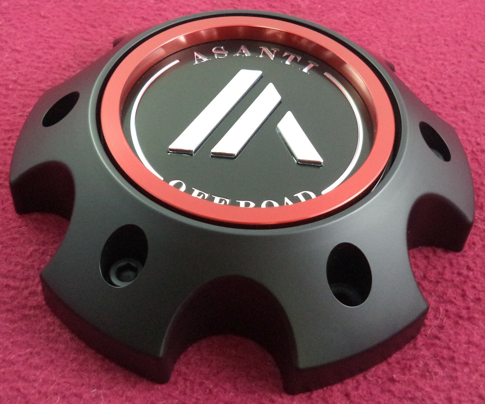 Asanti Wheels Off-Road Flat Black Custom Wheel Center Cap # T130L140-6 ...