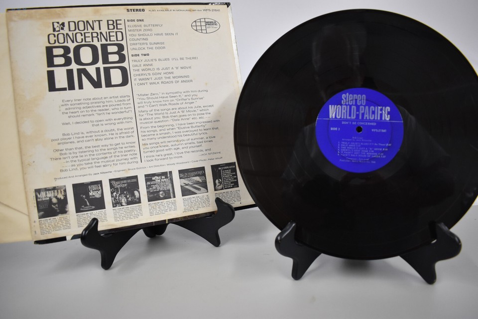 BOB LIND "Don't Be Concerned" Vinyl LP World Pacific WP-1841 EX | eBay