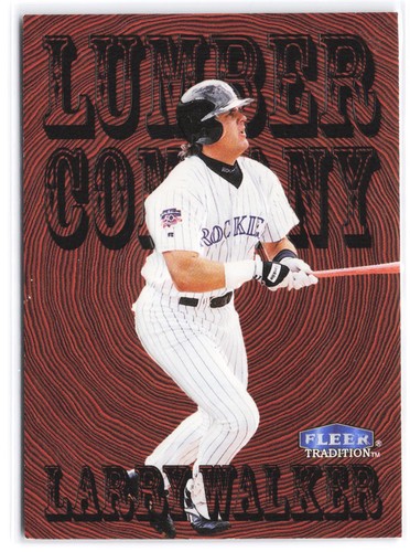 1998 Fleer Tradition #15 LC Larry Walker Lumber Company | eBay