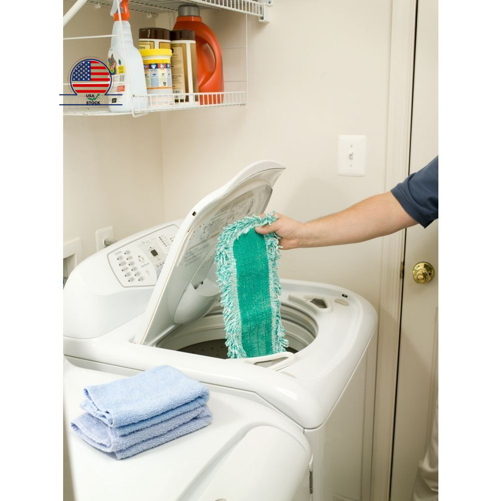 Rubbermaid Commercial Products Light Microfiber Dust Pad Green | eBay