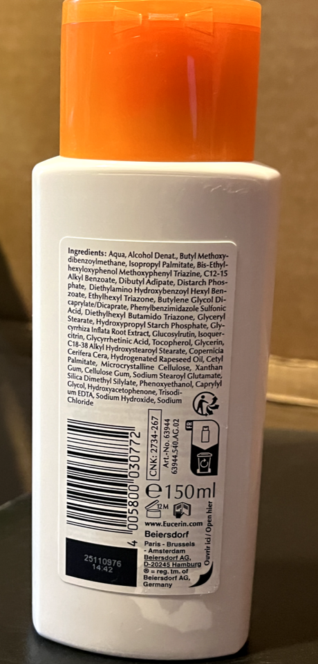 Eucerin Sun LEB Protection Creme - Gel Cream BSL SPF 50 150ml New ...