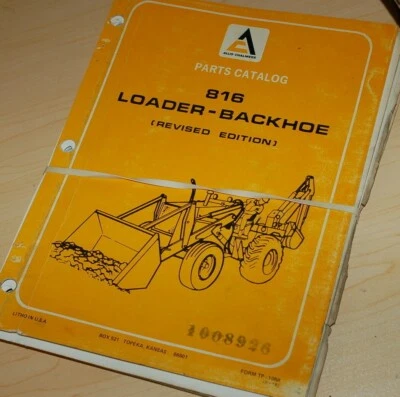 ALLIS CHALMERS 816 BACKHOE LOADER Parts | Grelly USA