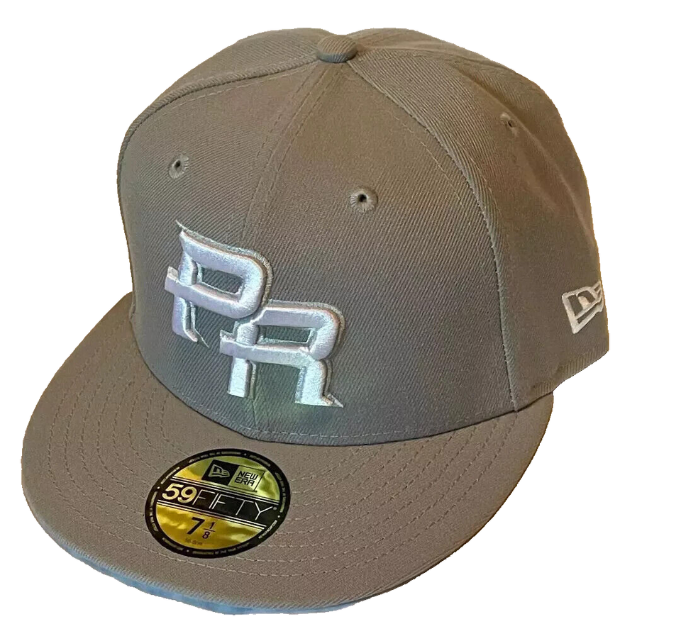 Puerto Rico World Baseball Classic Hat Re-Dub Gray New Era 59Fifty Size ...
