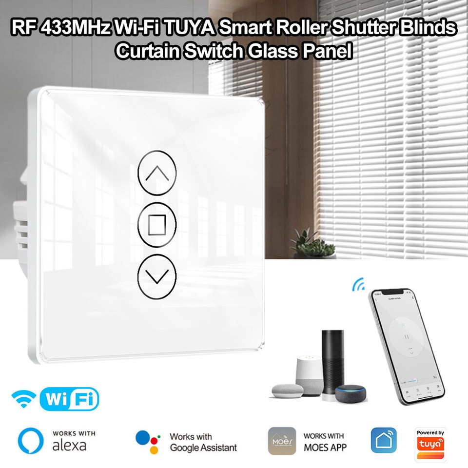 Tuya Smart EU Wifi Curtain Blind Switch Timer for Roller Shutter ...