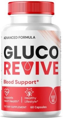 Gluco Revive Blood Glucose Support Supplement GlucoRevive Pills (60 ...