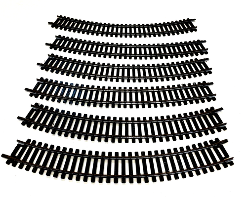 Lima 00 Gauge 6 x Curve Train Tracks | eBay Australia