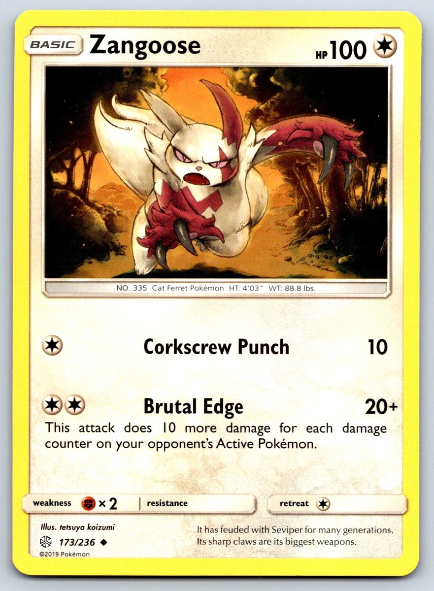 Zangoose Pokemon Card 2003 Pokemon TCG Japanese Miracle Of The Desert