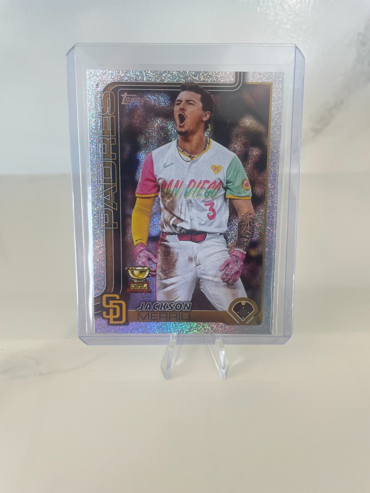 2025 Topps Series 1 Jackson Merrill #125 Gold, Sandglitter, Rainbow ...