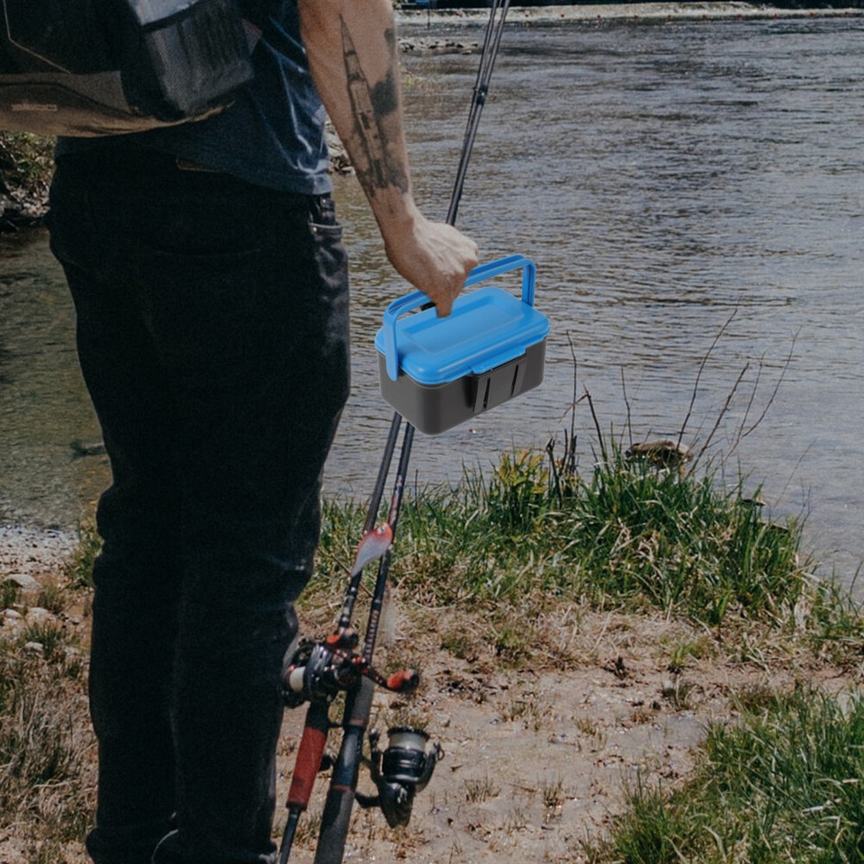 2Pcs Small Cooler for Bait Supply Red Worm Box Fishing Tackle Storage ...