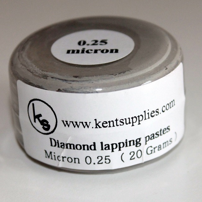KENT Grit 0.25 micron Diamond Polishing Paste Lapping Compound in 20gr ...