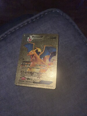 Mint Dazzling Flash Charizard V Gold Foil Pokémon Card LV. 91 HP 508 | eBay