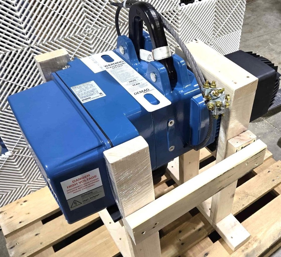 New Demag DC-PRO 25-1250 1/1 H5 Chain Hoist 2750 lbs, 48 FPM, 16 ft ...