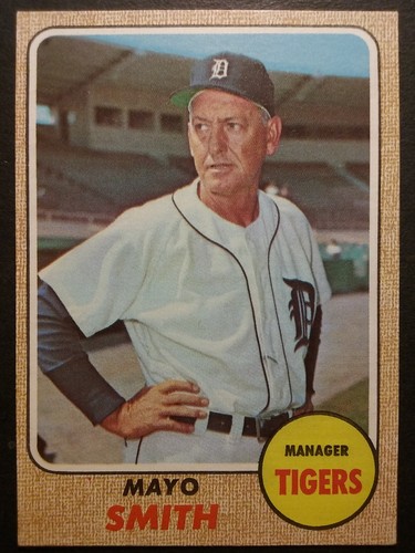 1968 TOPPS BASEBALL #544 MAYO SMITH TIGERS HIGH NUMBER NEARMINT | eBay