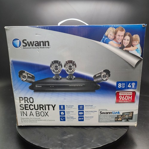 New Swann 8-Channel DVR Security System - 4 Day & Night Vision Cams For ...