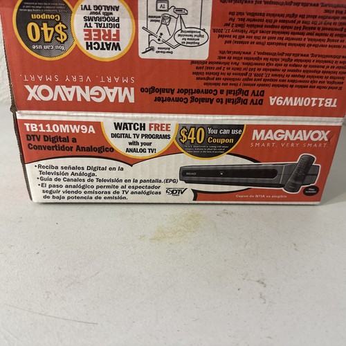Magnavox DTV Digital To Analog TV Converter TB110MW9 Brand New In Box W ...