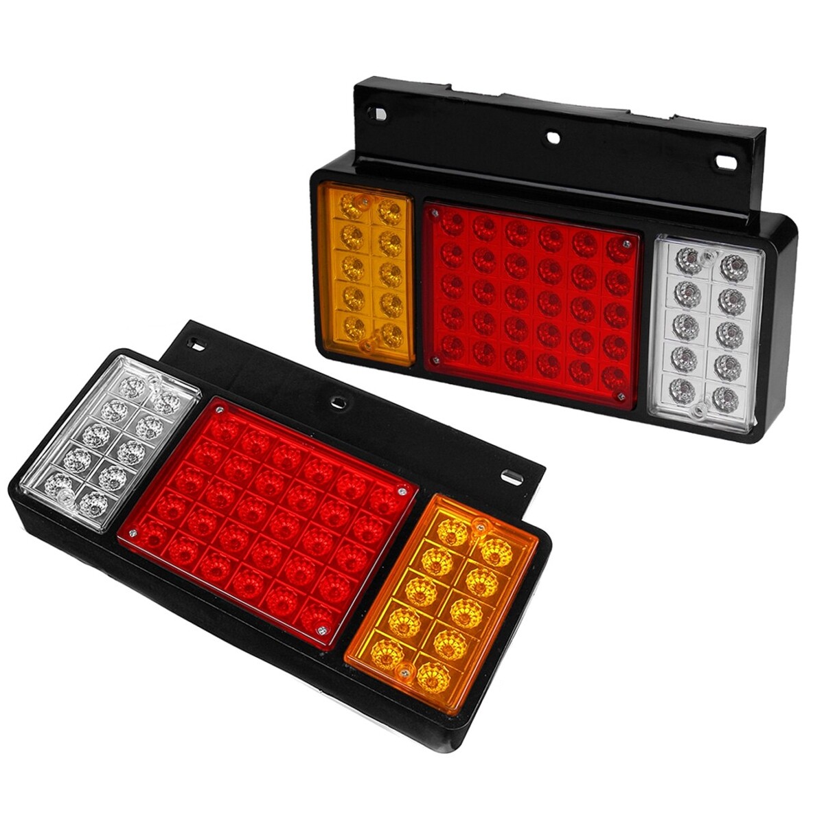 Pair 50LED Rear Tail Light For GMC W Isuzu Elf Truck NPR NQR NRR NKR ...