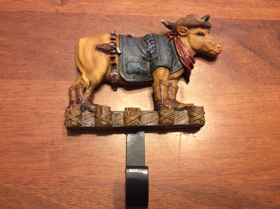 Western Cowboy Cow wall hook | eBay