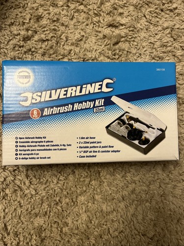 Silverline Airbrush Hobby Kit 22ml 6 pce 380158 | eBay UK