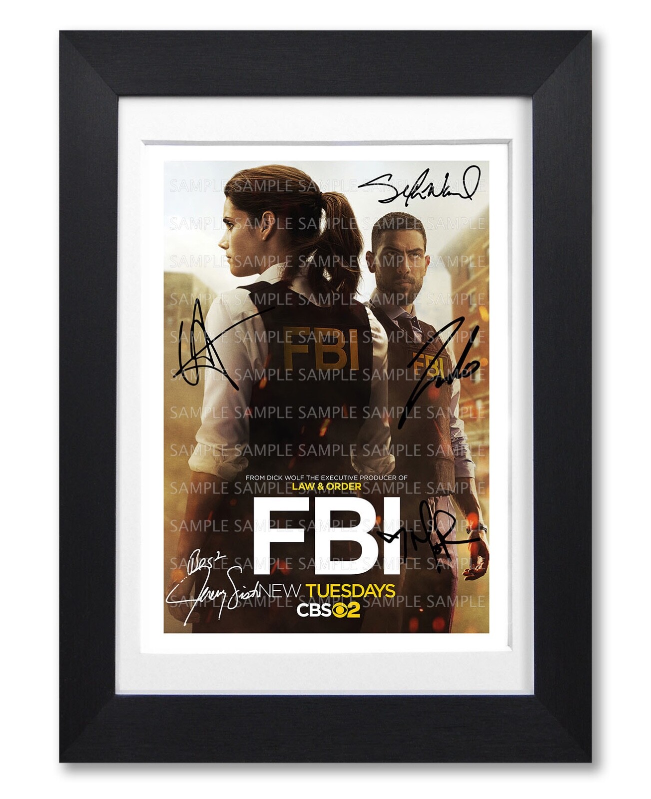 FBI CAST SIGNED CBS TV SHOW SEASON SERIES POSTER PHOTO AUTOGRAPH GIFT ...