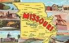 Postcard Missouri Map | eBay