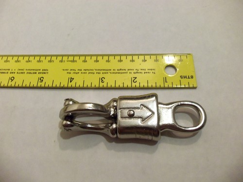 LOT OF 10 Panic Snap 3 7/8” Malleable Iron 1/2" Fixed-Eye Nickel Plated 10011 | eBay