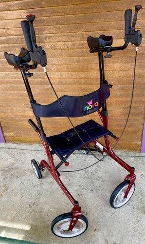 NOVA PHOENIX RISE UP Rollator Walker UPRIGHT STANDING Walker Padded ...