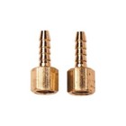 2 Barbed Fittings 1/4" NPT Female X 1/4" Barb Replaces Campbell ...