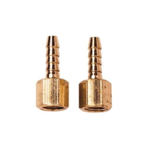 2 Barbed Fittings 1/4" NPT Female X 1/4" Barb Replaces Campbell ...