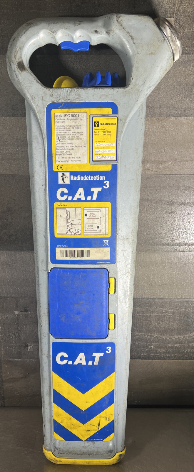 RADIODETECTION C.A.T 3 CAT 3 CABLE LOCATOR AVOIDANCE TOOL SURVEYING 1M ...