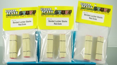 Lot of 3 Railstuff Banded Lumber Stacks HO scale | eBay