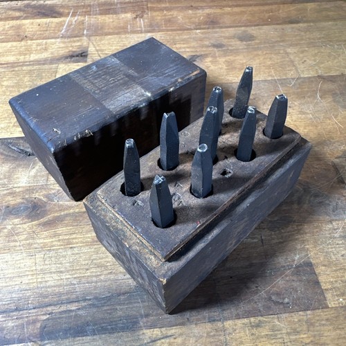 Machinist Steel Numbers Punch Metal Die Stamp 9 Pc. Set USA Hand Made 3 ...