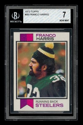 1973 Topps Set-Break # 89 Franco Harris Rookie BVG 7 NEAR MINT | eBay