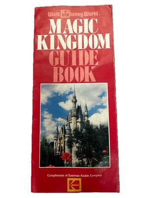 Vintage 1985 Magic Kingdom Guide Book Kodak Walt Disney World Souvenir ...
