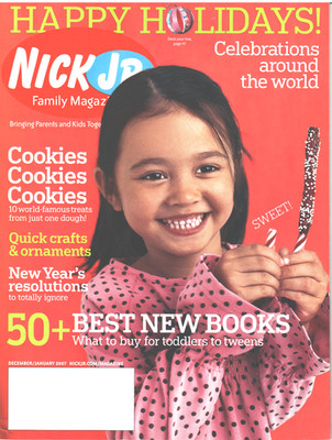 NICK JR FAMILY Magazine December January 2007 Christmas Crafts Cookies ...
