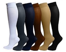 6-pair Xertia Compression Socks Pain Relief Calf Leg Foot Support ...