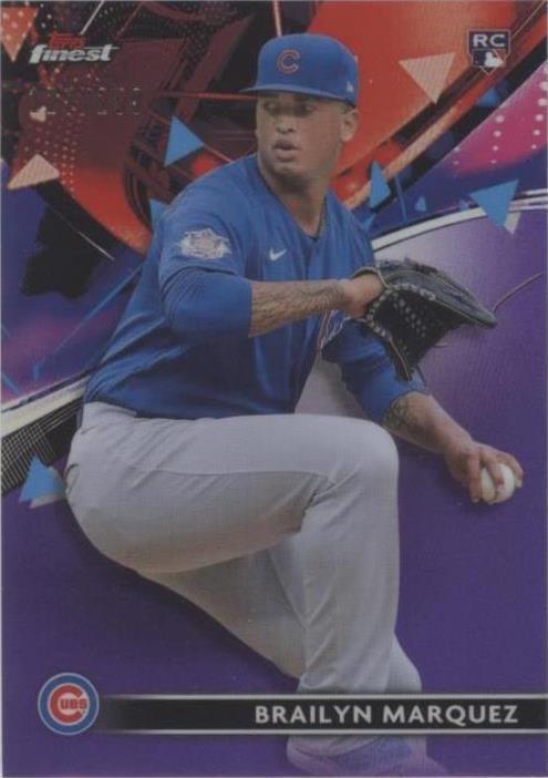 2021 Topps Finest - Brailyn Marquez #37 Purple Refractor /250 (RC) for ...