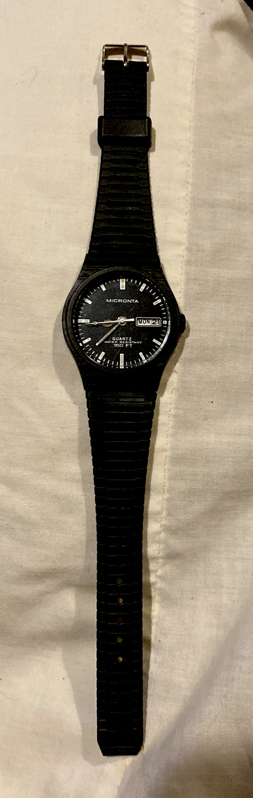 Vintage Micronta Radio Shack Watch Quartz Watch *Water Proof 150ft *NEW ...