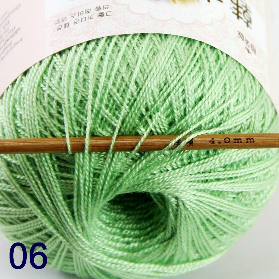 Sale 1ballx50g New Soft Hand Cotton Lace Wool Yarn Crochet Shawl Scarf ...