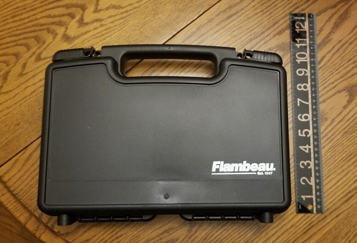 Flambeau Safe Shot 10" Pistol Case Lockable, holds 2 small frame or 1 ...