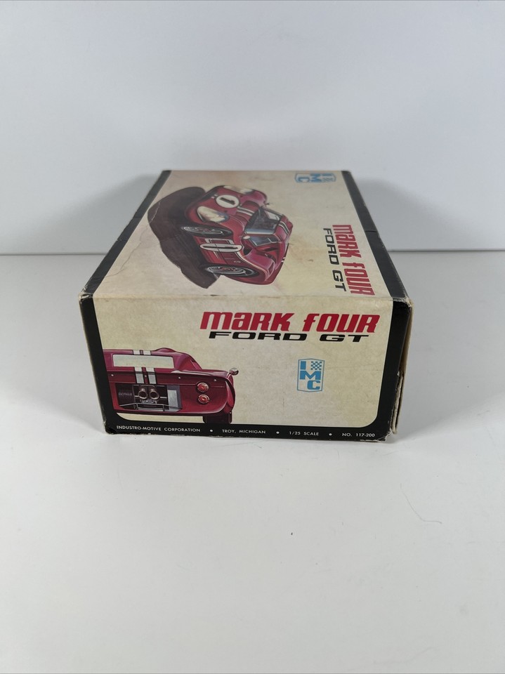 Vintage 1/25 IMC Mark Four Ford GT Model Open Box AS IS | eBay