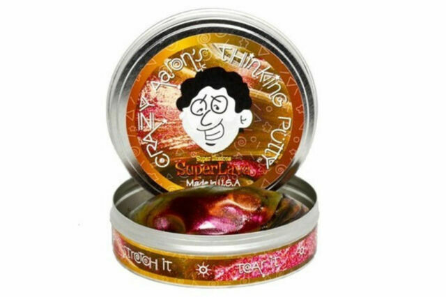 Crazy Aarons Thinking Putty Illusion Super Lava 2 Inch Mini Tin for ...