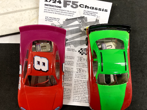 Parma F 5 chassis + 2nd chassis 1/24 slot cars both built RTR | eBay