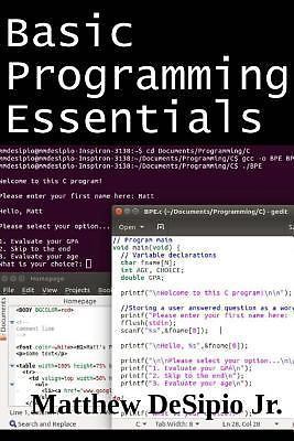Basic Programming Essentials : Learn Basic Batch, Html, C, and G and M ...
